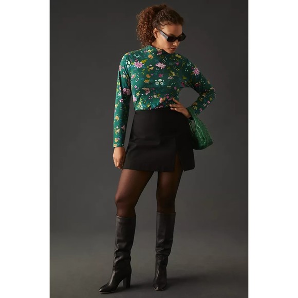 Maeve | Tops | Maeve Printed Turtleneck Top Anthropologie Size Xs New ...